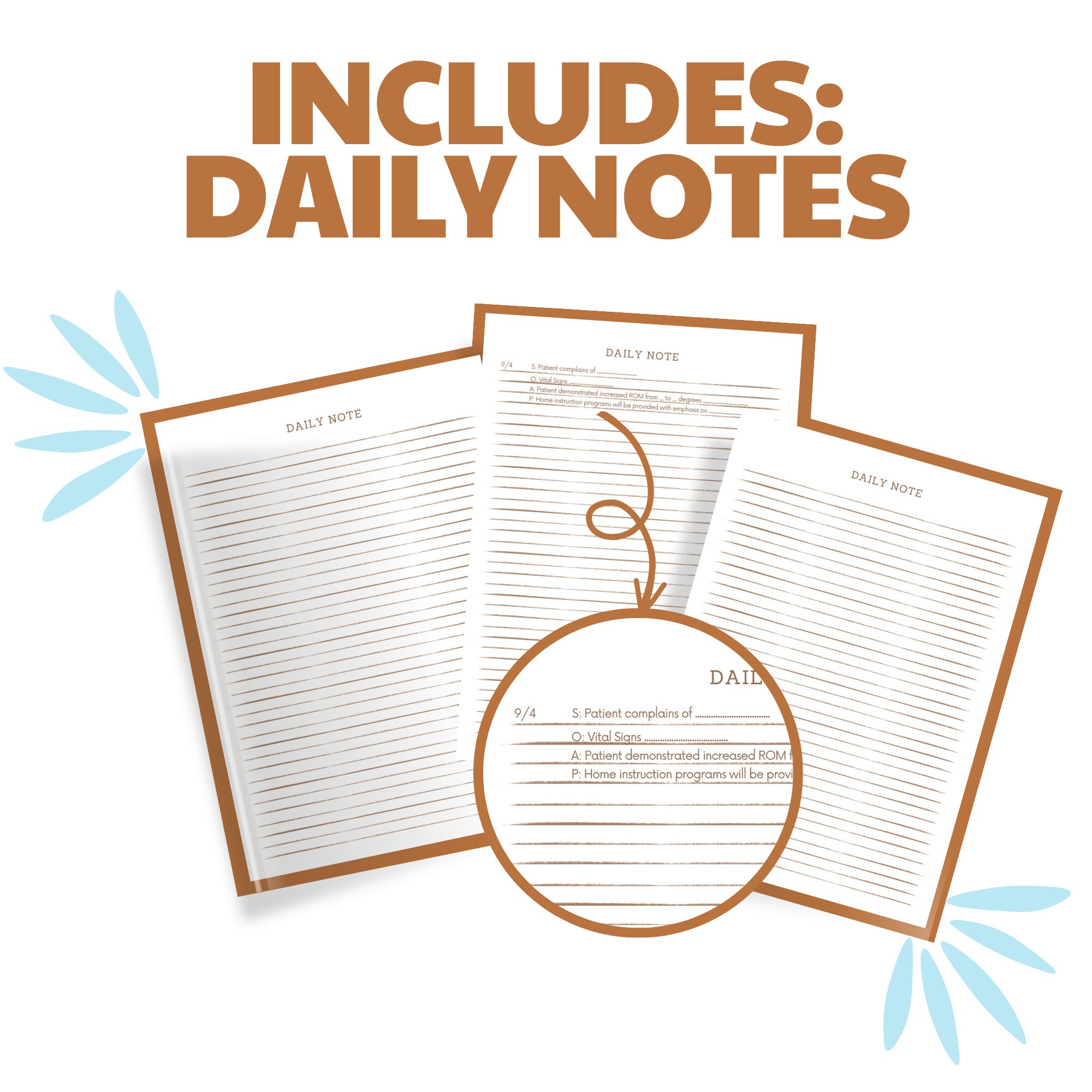 Rehab Tracker, Printable Therapy Planner, PT and OT Tracker ...