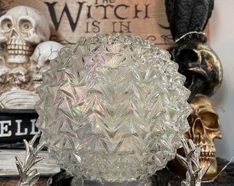 Golden Swirl Crystal Ball Halloween Decor (ball is 6 Inches) - Etsy
