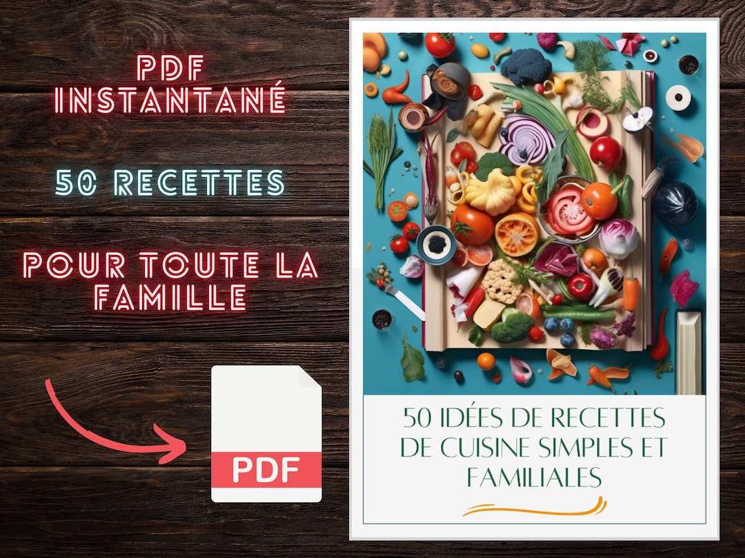 50 Simple and Family Cooking Recipe Ideas - Etsy