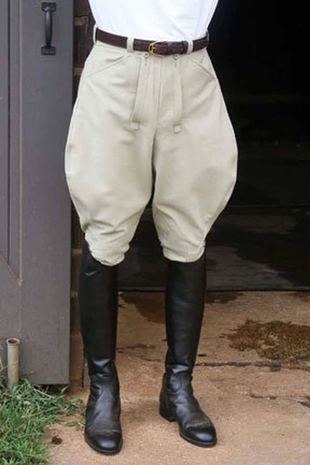 Men Breeches Pants Equestrian Sports Horse Riding Cotton Pants ...