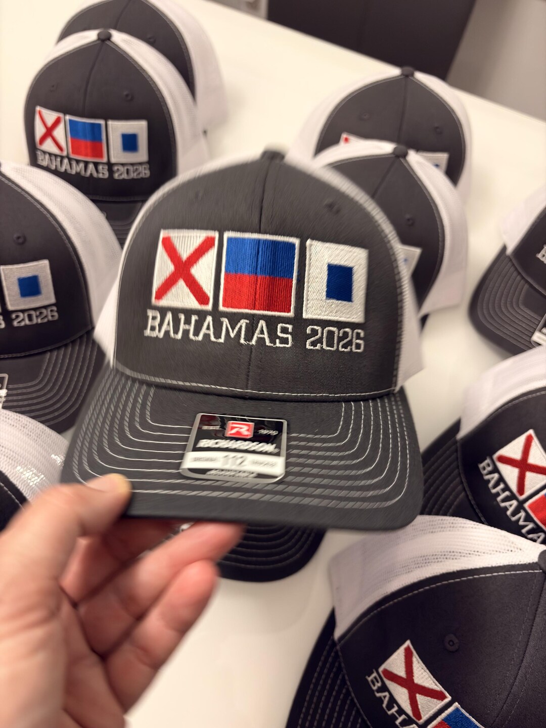 Custom Nautical Flag Embroidered Hats - Etsy