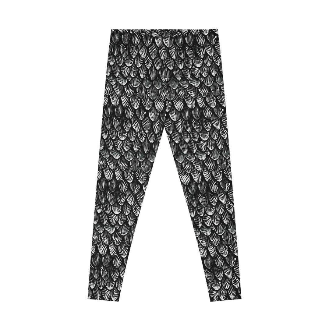 Snake Skin Scales Leggings, Dragon Scales Printed Leggings,leggings for ...