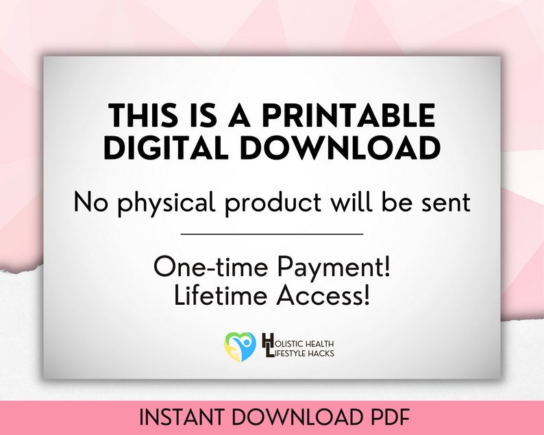 Self Assessment Health Checklists Bundle, Health Checklists, Printable ...