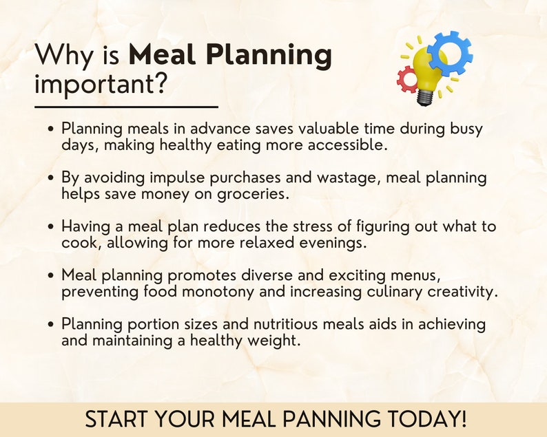 Weekly Meal Planner, Weekly Shopping Checklist, Printable Meal Planner ...