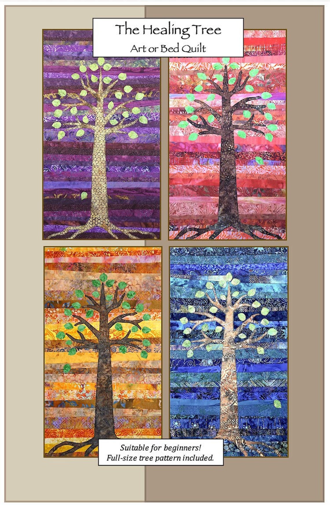 The Healing Tree Art Quilt Pattern - Etsy