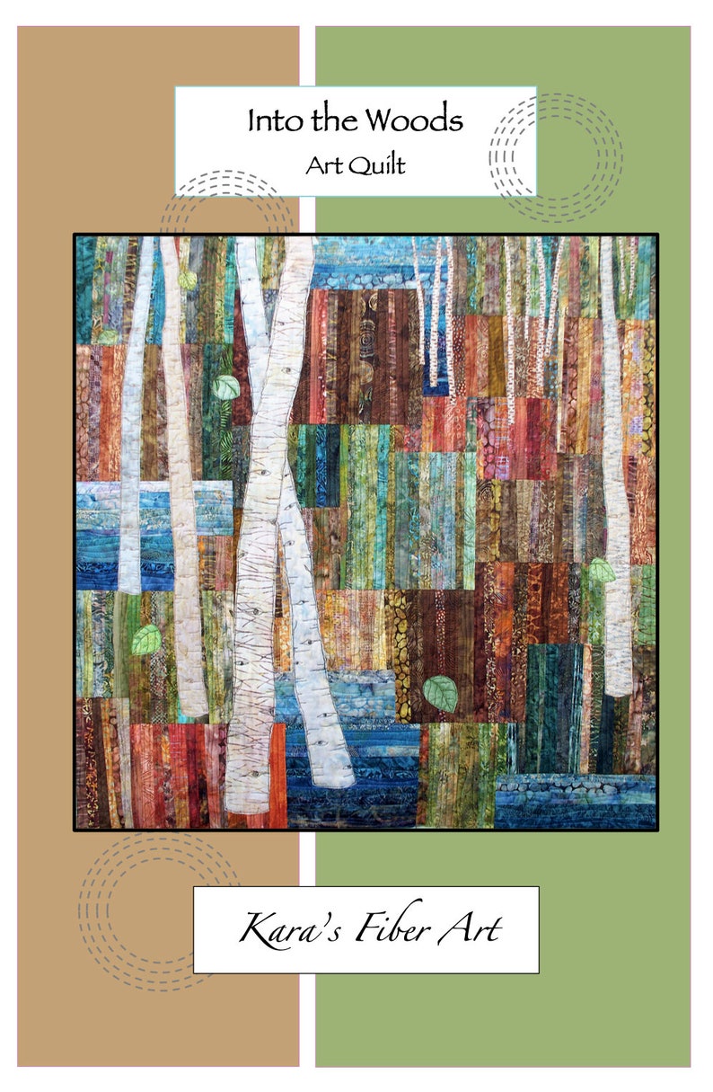 Into the Woods Art Quilt Pattern - Etsy