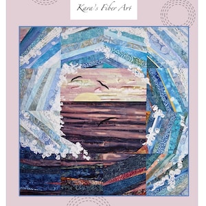 Through the Wave Art Quilt Pattern - Etsy