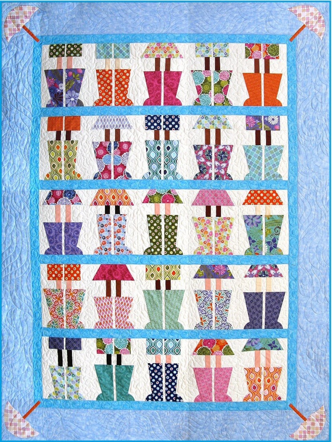 Puddle Jumpers Bed Quilt Pattern - Etsy