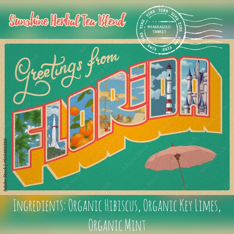 Florida Sunshine Herbal Tea Blend - Etsy