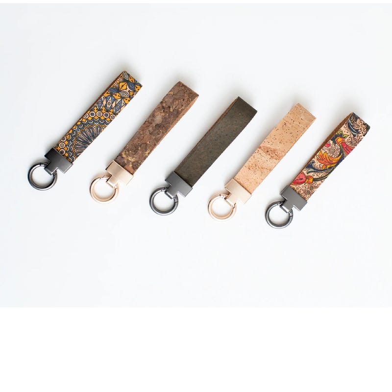 Cork Keychain - Etsy