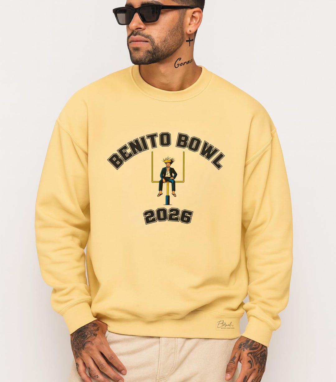 Benito Bowl Sweatshirt Bad Bun El Conejo Malo Crewneck 2026 Puerto Rico ...