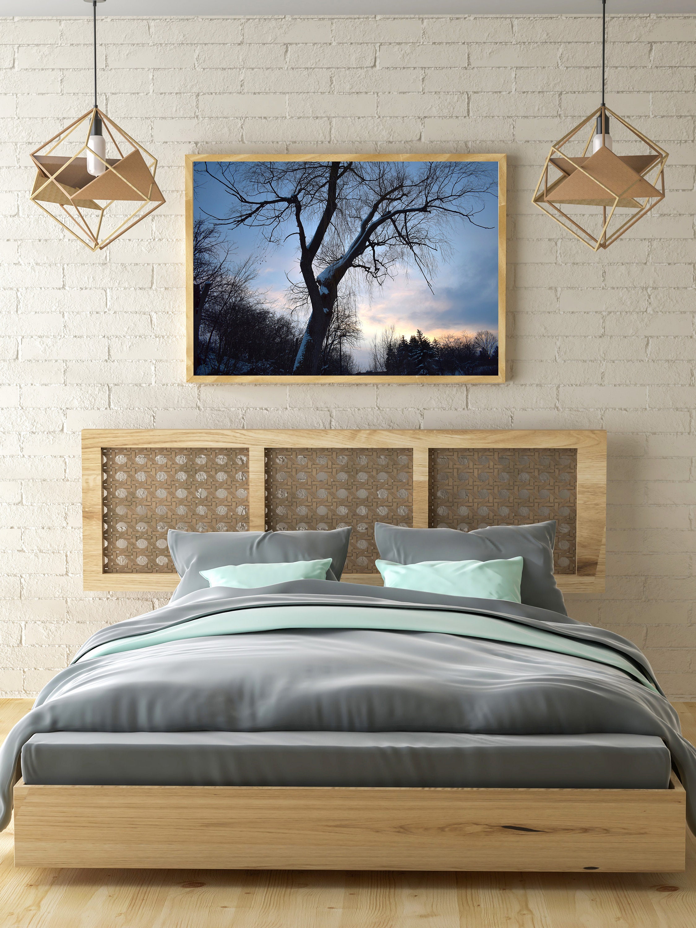 Tree Landscape Print Winter Tree Photography - Etsy