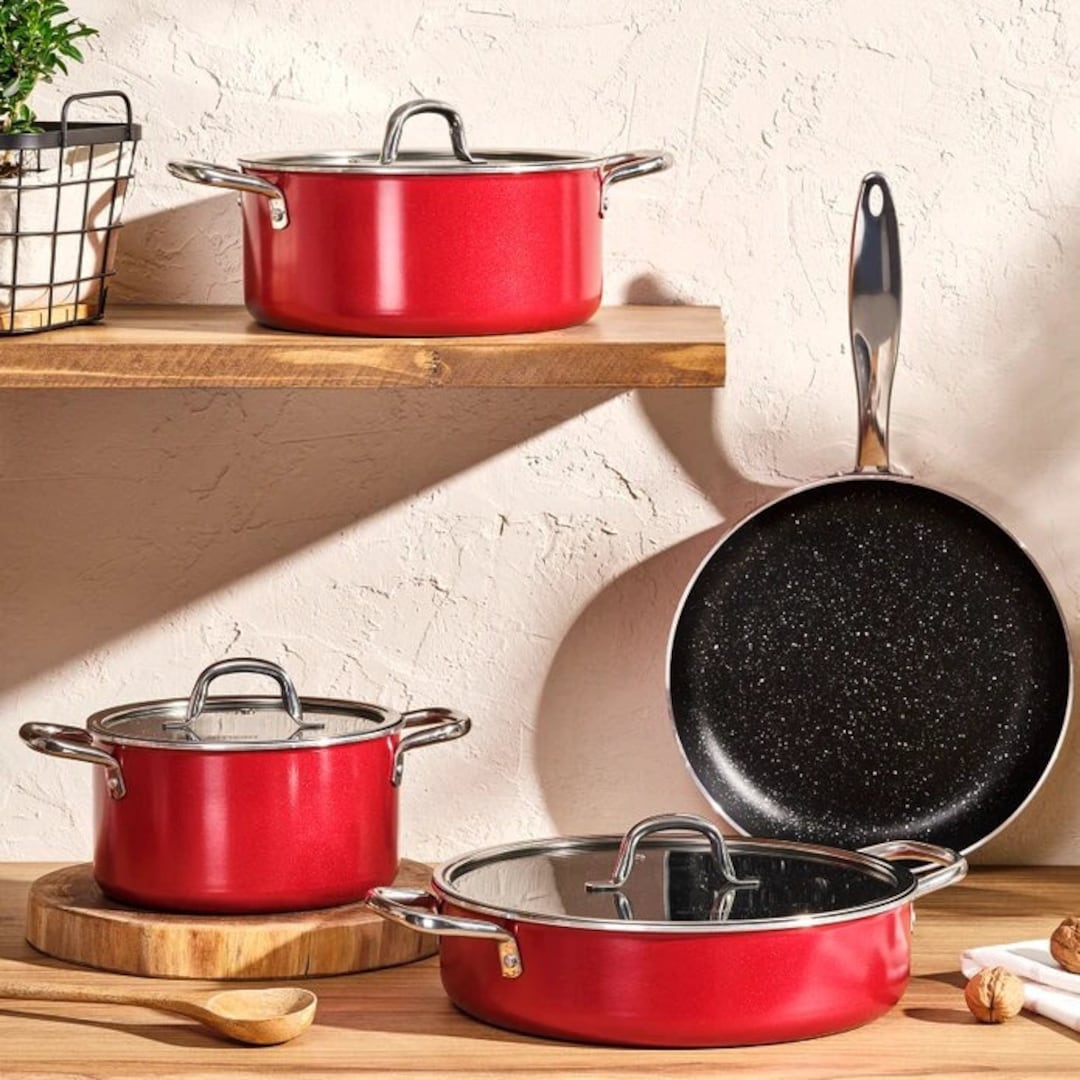 Master Class 7-piece Non-stick Cookware Set Professional - Etsy