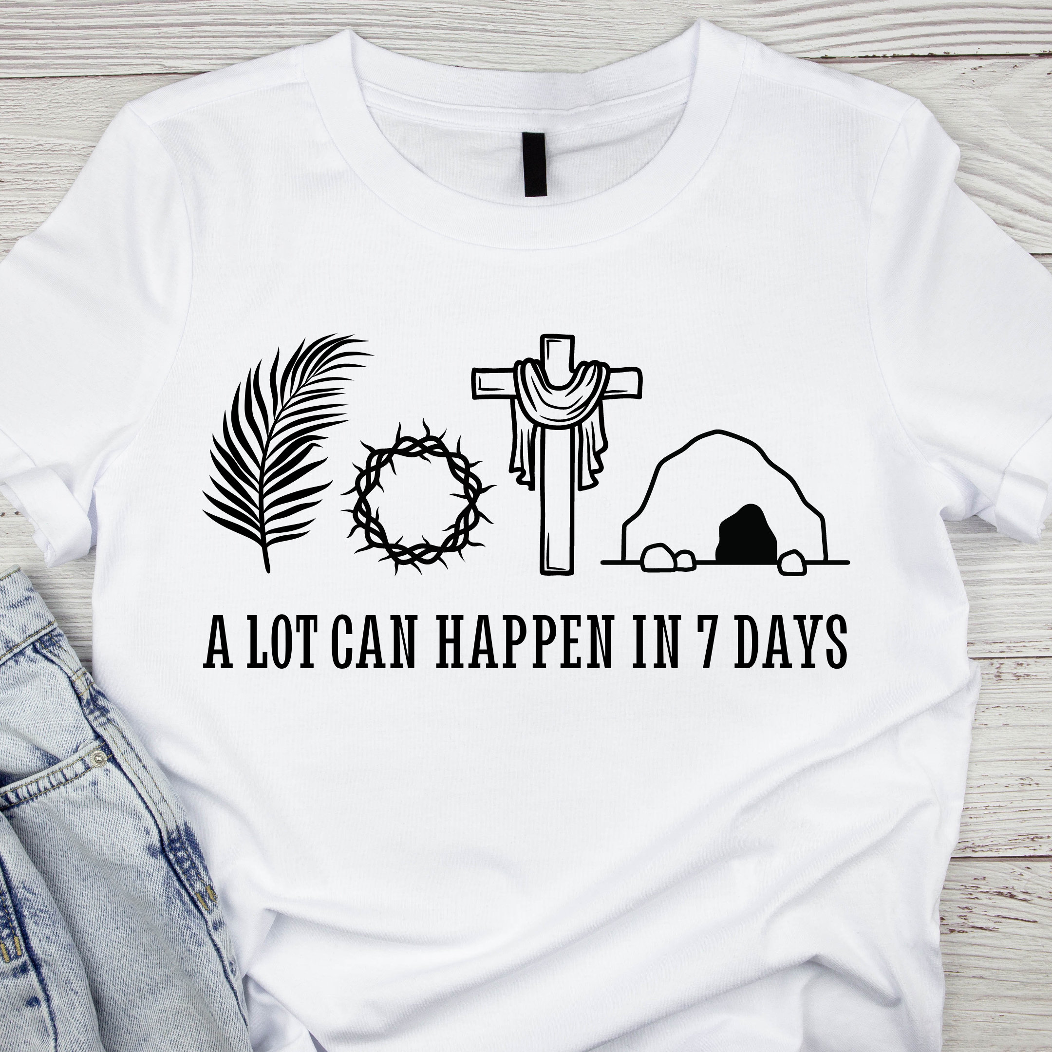 A Lot Can Happen in 7 Days Svg Easter SVG PNG, Jesus Svg, Christian ...