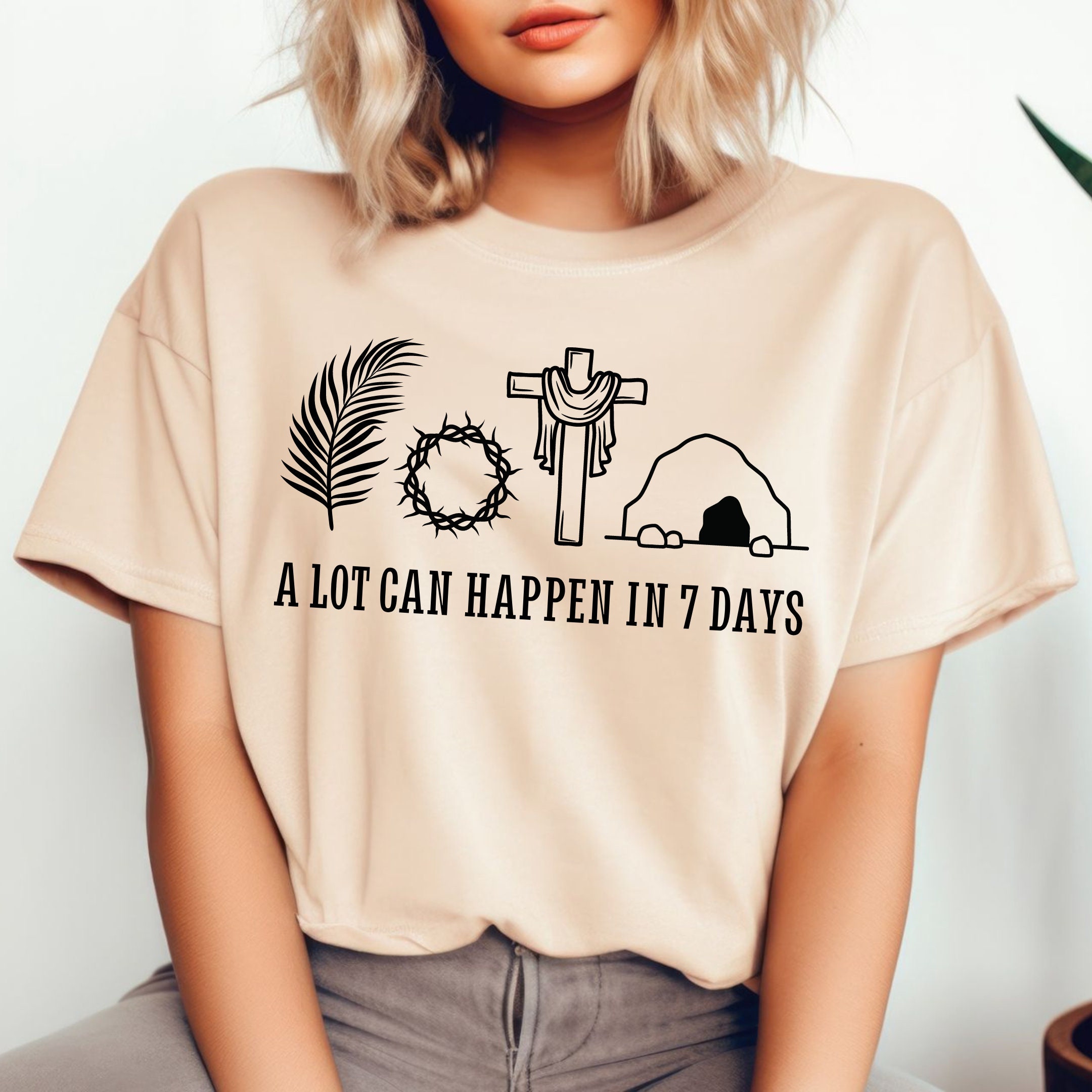 A Lot Can Happen in 7 Days Svg Easter SVG PNG, Jesus Svg, Christian ...