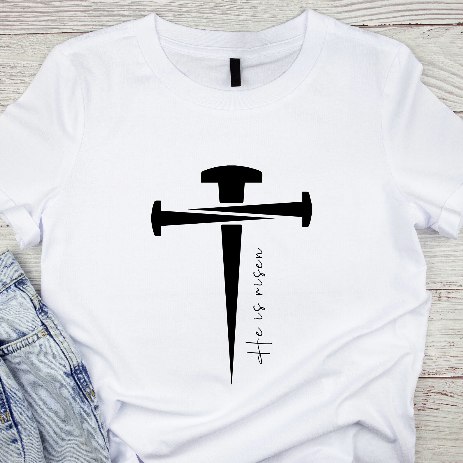 He is Risen SVG, Nail Cross SVG, Cross SVG, Jesus Cross Svg, Catholic ...