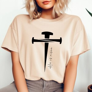 He is Risen SVG, Nail Cross SVG, Cross SVG, Jesus Cross Svg, Catholic ...