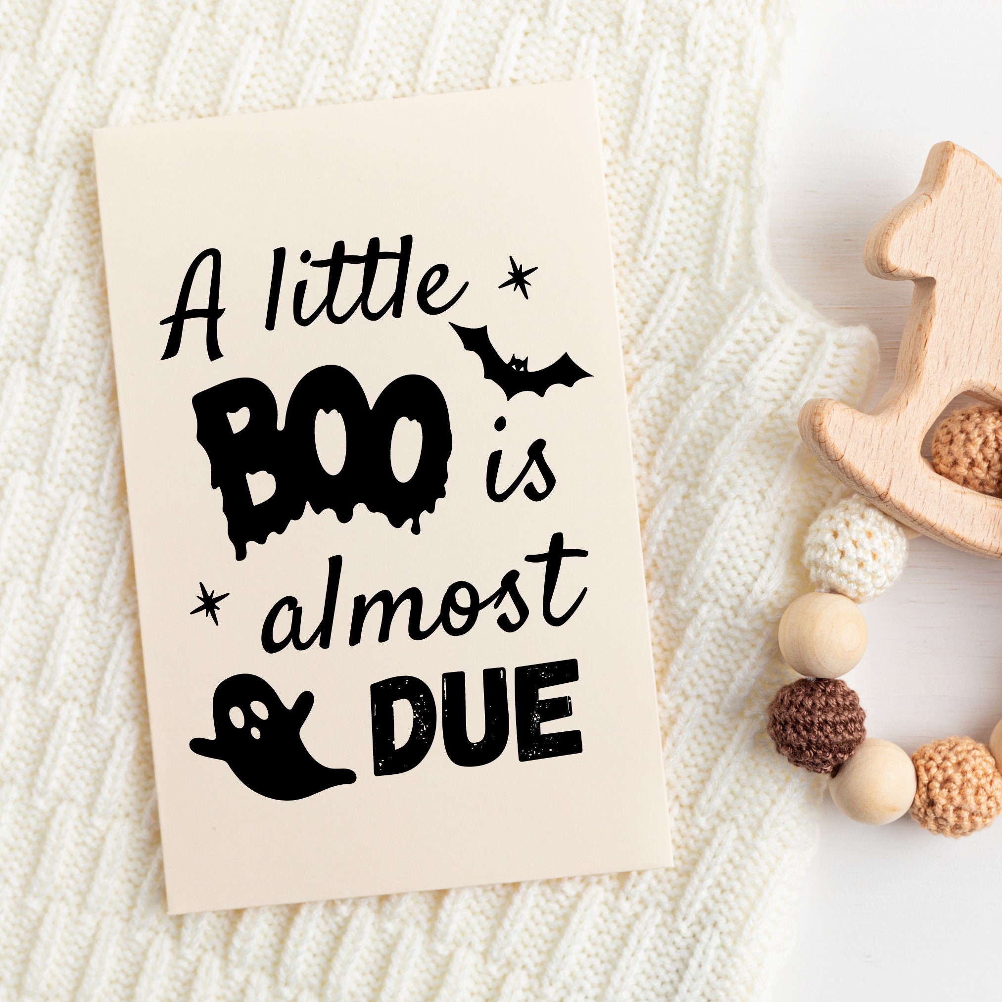 A Little Boo is Almost Due SVG, A Little Boo is Almost Due PNG, Little ...