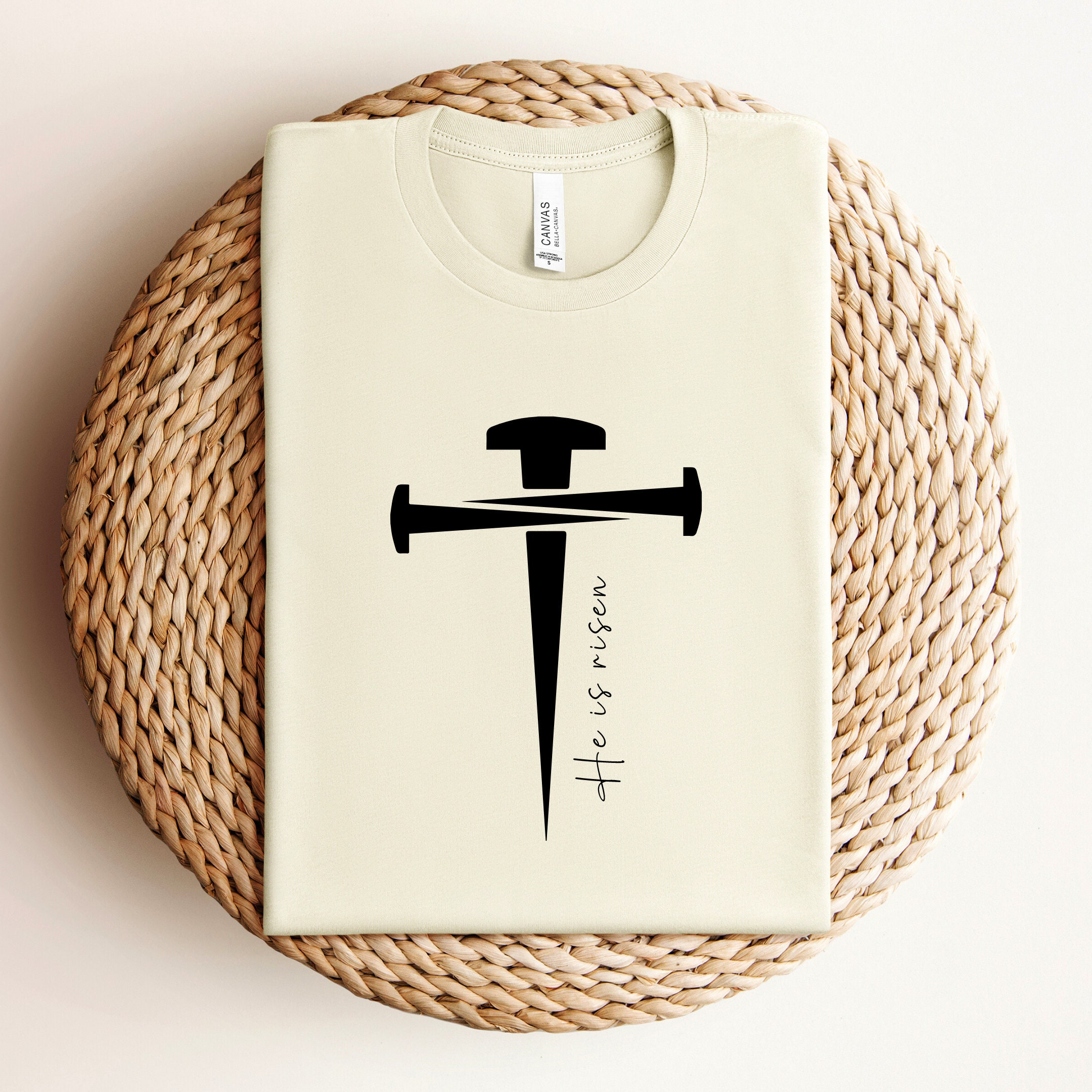 He is Risen SVG, Nail Cross SVG, Cross SVG, Jesus Cross Svg, Catholic ...