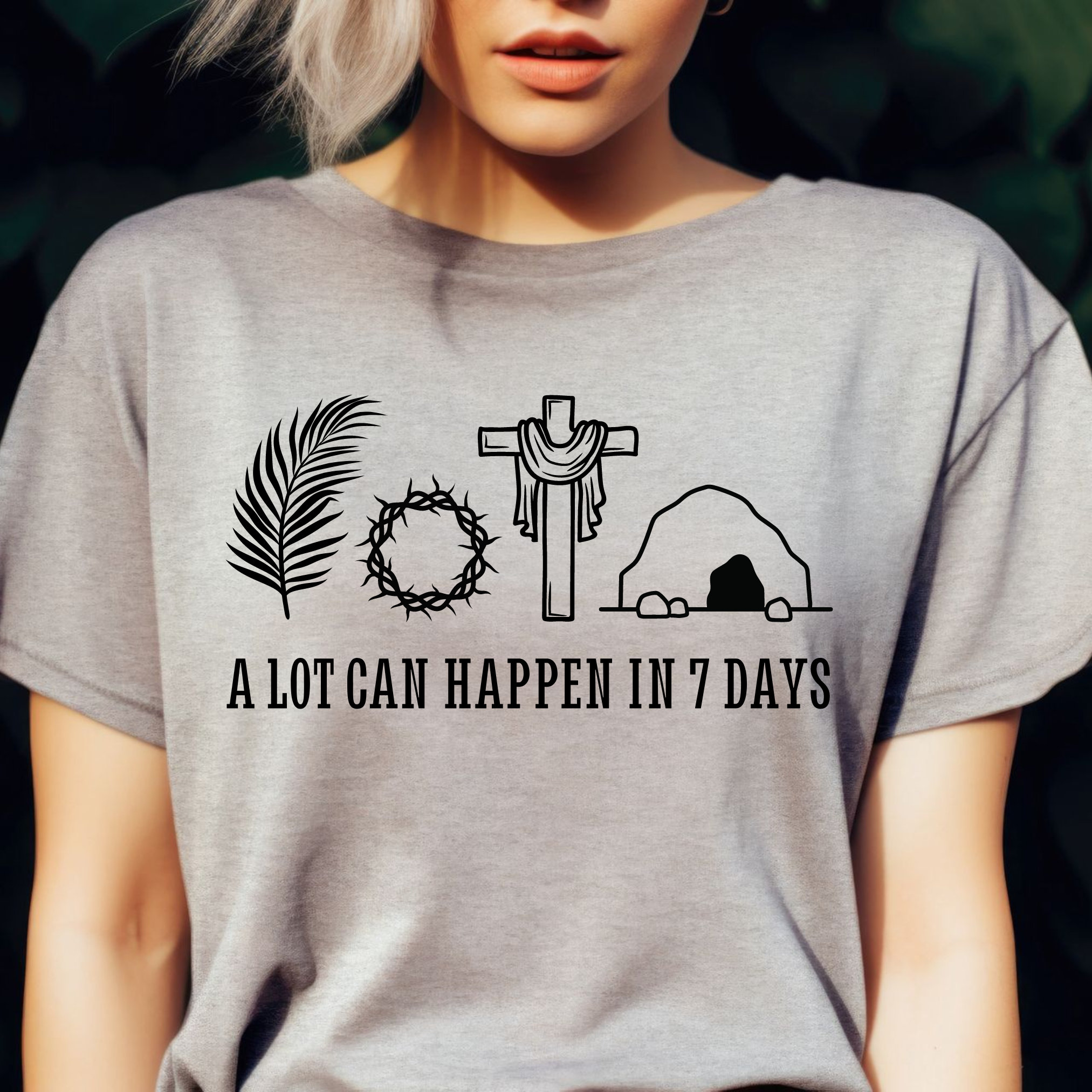 A Lot Can Happen in 7 Days Svg Easter SVG PNG, Jesus Svg, Christian ...