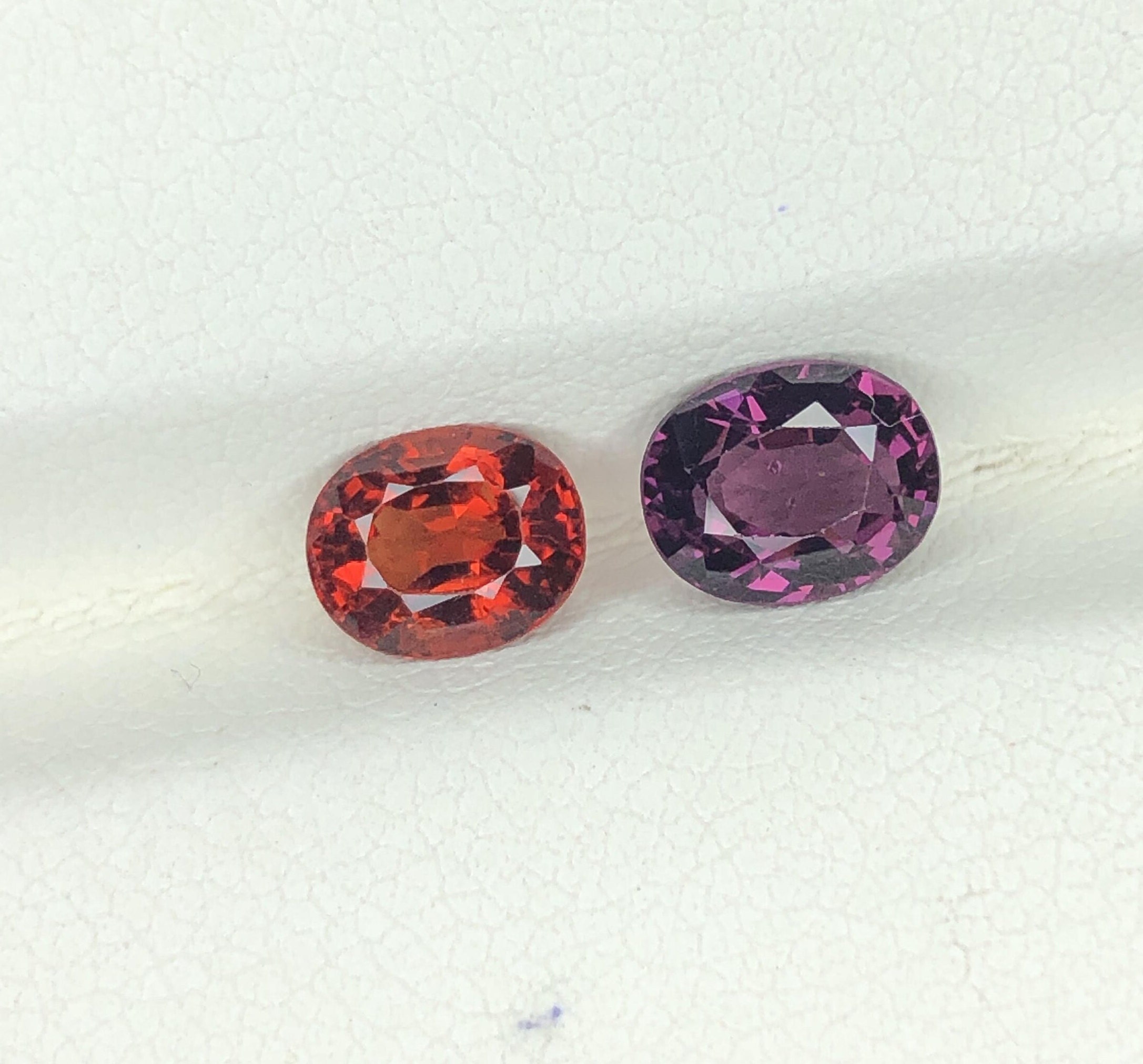 Natural Faceted Loose Purplish and Fire Red Spinel From Barma Weight 1. ...