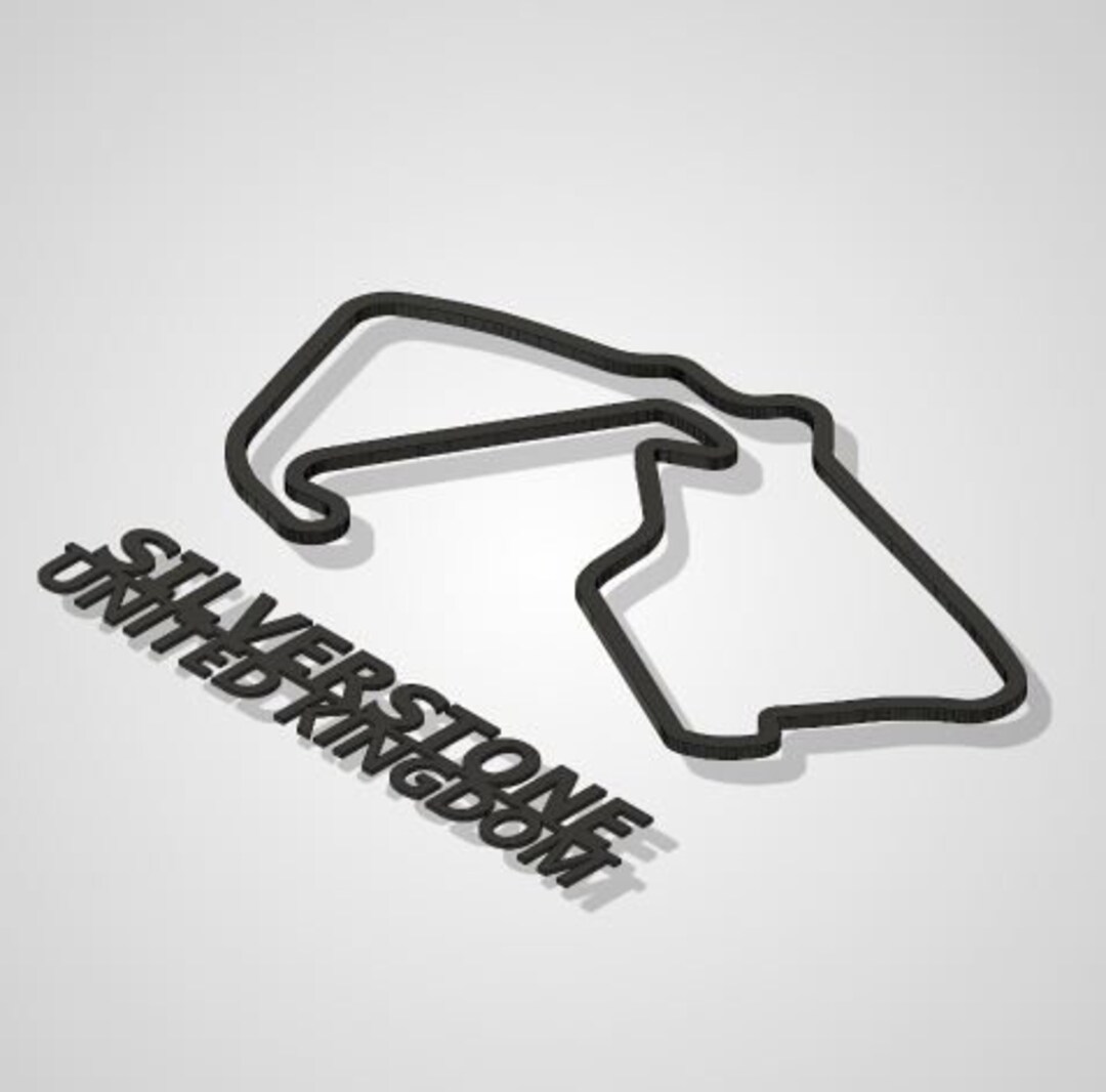 Silverstone F1 Circuit - Etsy