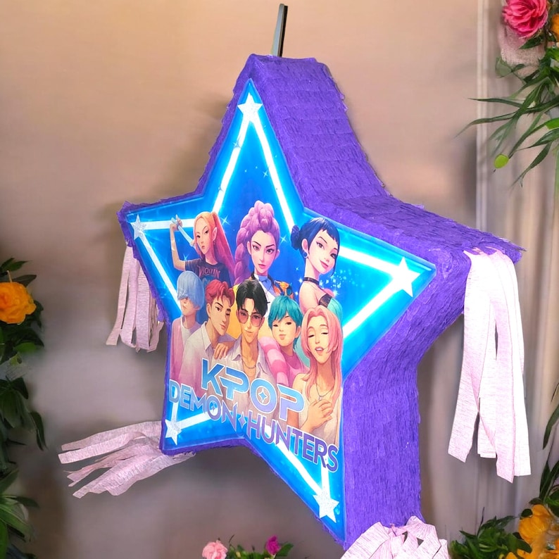 K-pop Demon Hunters Piñatas . Rumi, Mira, Zoey, Saja Boys. - Etsy