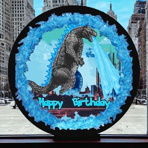 Godzilla Pinata. - Etsy