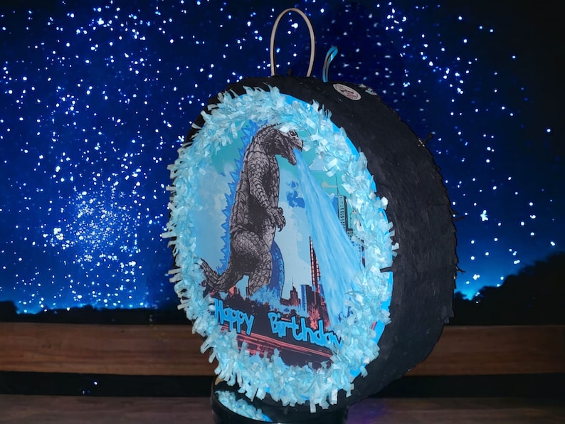 Godzilla Pinata. - Etsy