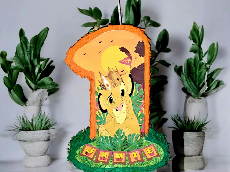 The Lion King Numbers Pinatas - Etsy