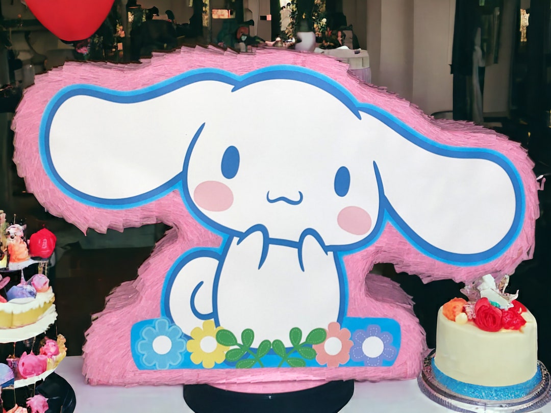 Cinnamoroll Pinata: Birthday Party Decoration, Pull String Option - Etsy
