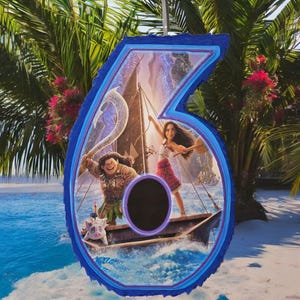Moana Numbers (1-9) Pinatas - Etsy