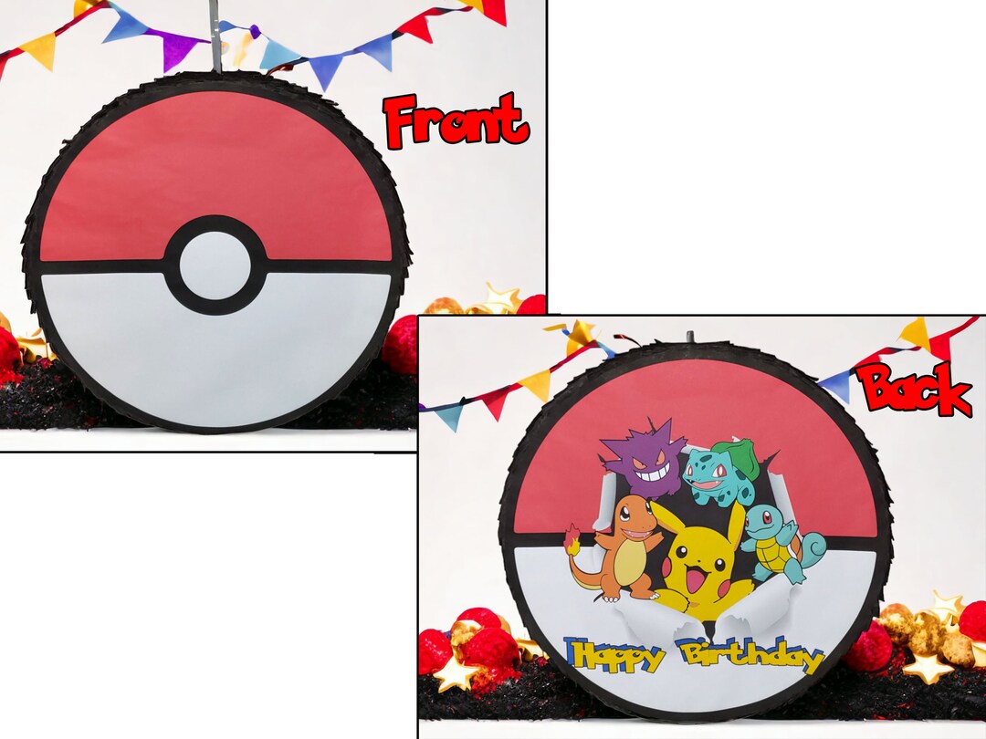 Pokeball Pinata. - Etsy