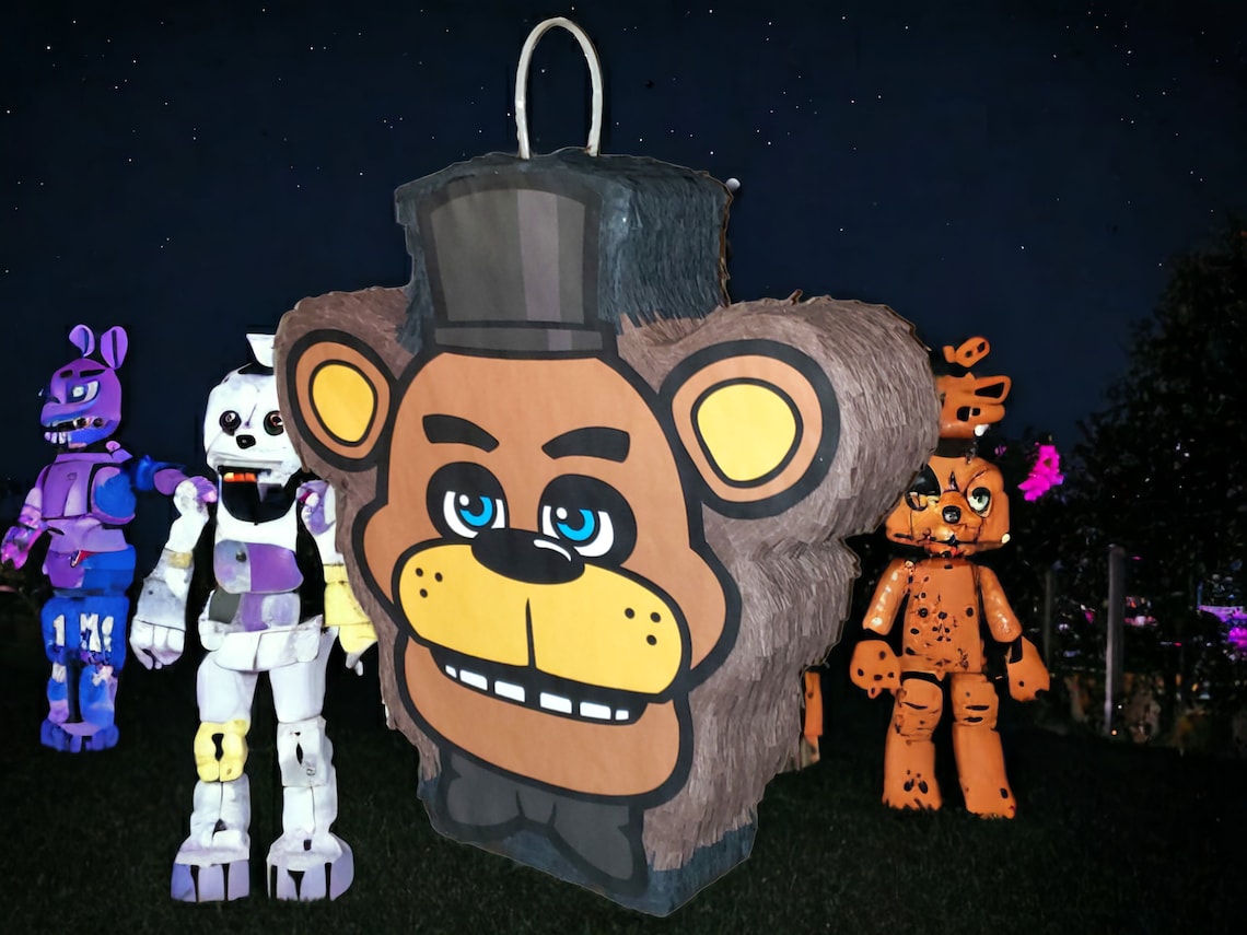 5 Nights at Freddy's Pinatas. Freddy, Bonnie, Chica, Foxy, Marionette ...