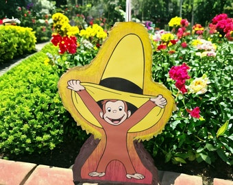 Pinata Inspired Curious Monkeys Curious George Decor Party Game Jungle ...