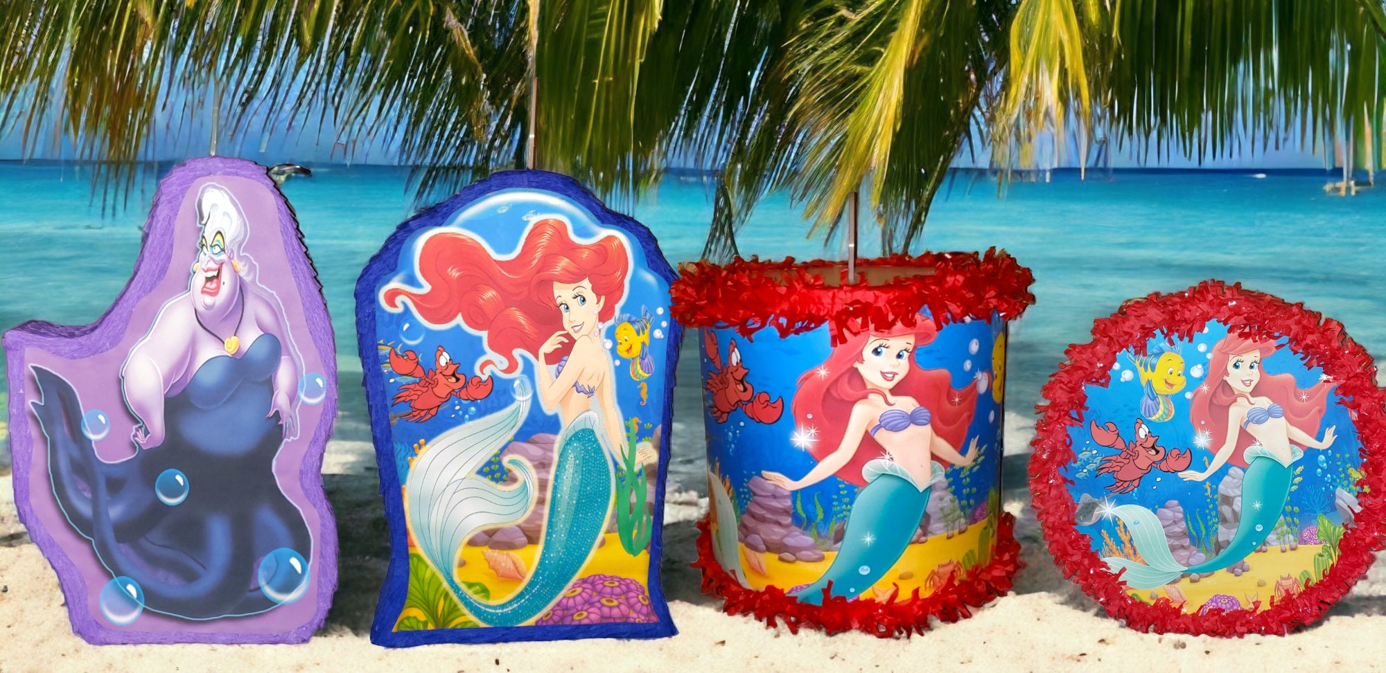 Princess Ariel, Ursula Pinata . the Little Mermaid Pinata - Etsy