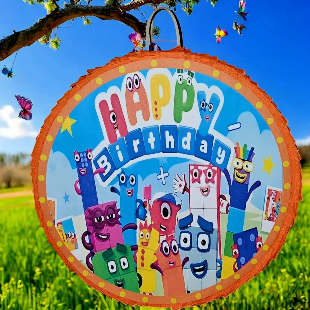 Number Blocks Pinata. - Etsy