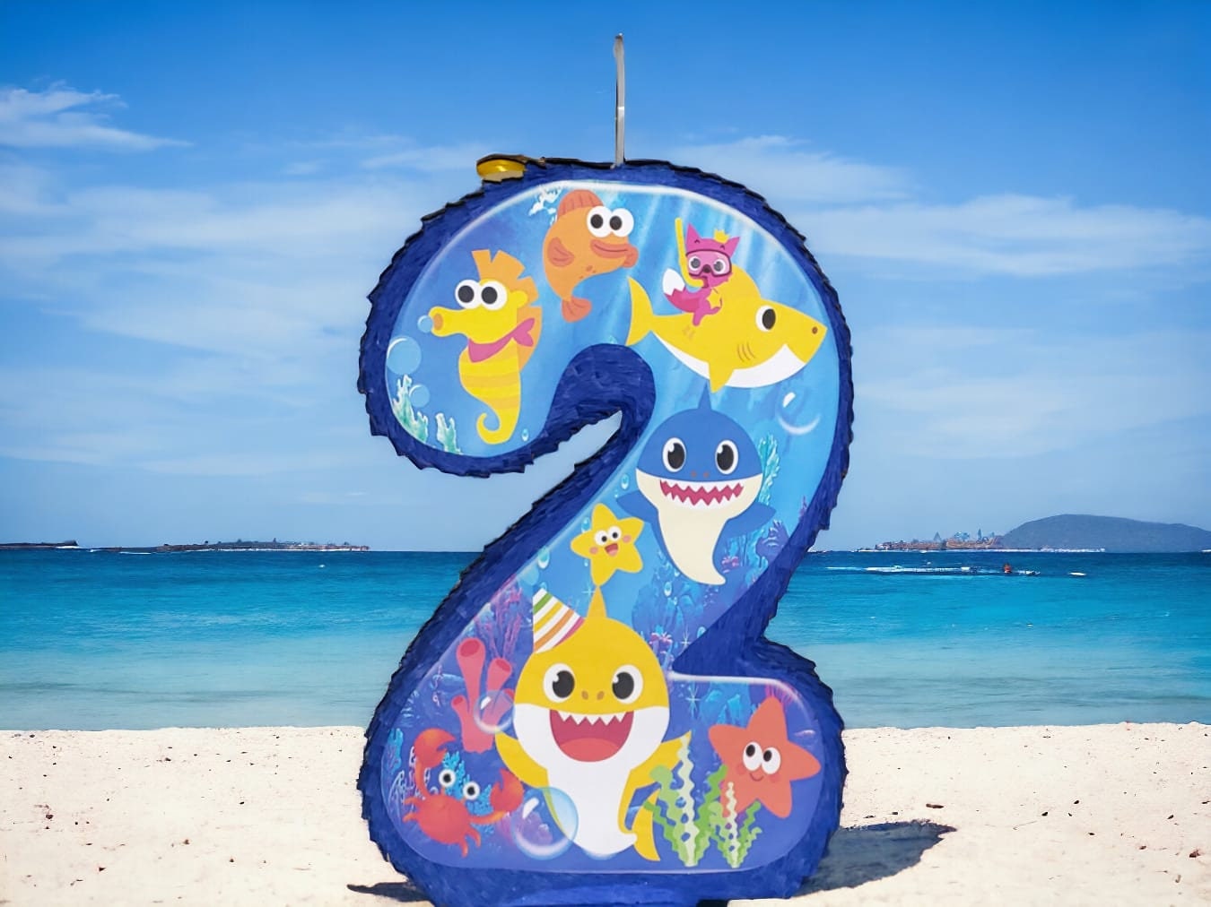 Baby Shark Numbers Pinatas - Etsy