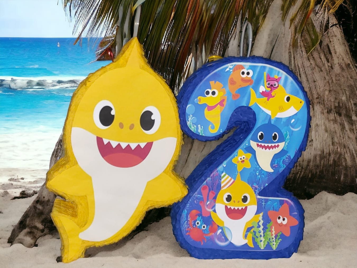 Baby Shark Numbers Pinatas - Etsy