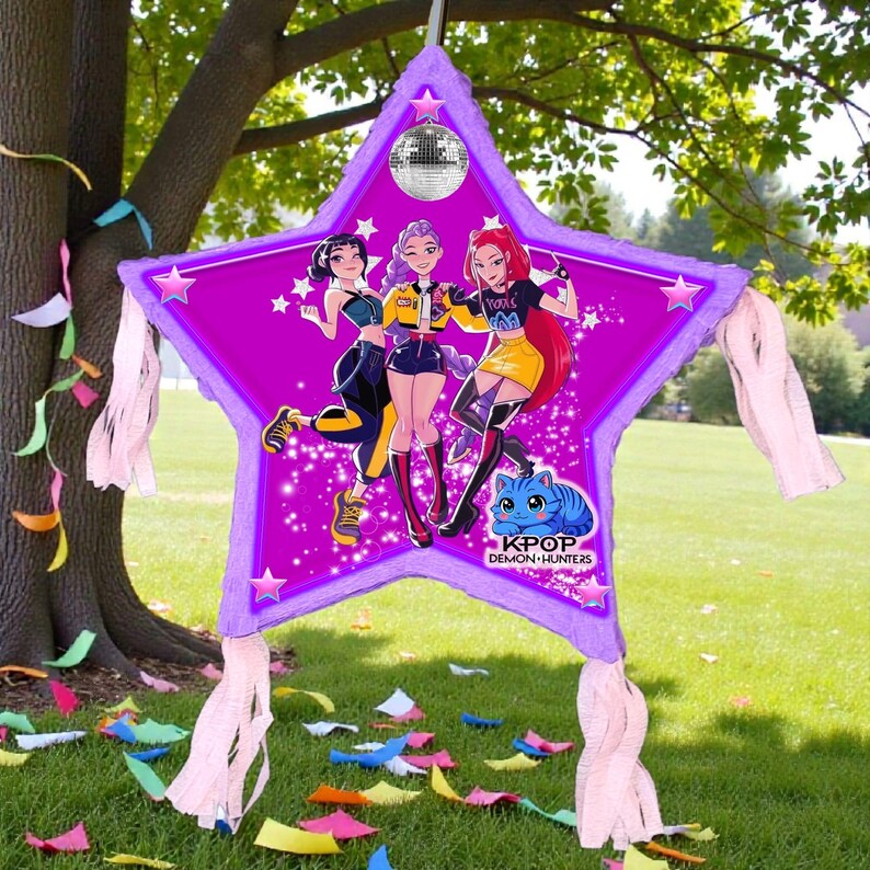 K-pop Demon Hunters Piñatas. Rumi, Mira, Zoey, Derpy, Sussie Pinatas - Etsy