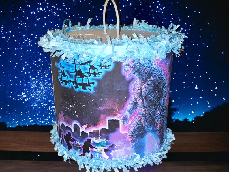 Godzilla Pinata. - Etsy