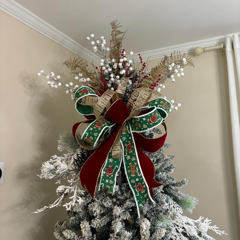 Christmas Tree Topper - Etsy