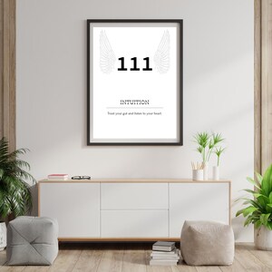 111 Angel Numbers Affirmation Poster Downloadable Print - Etsy
