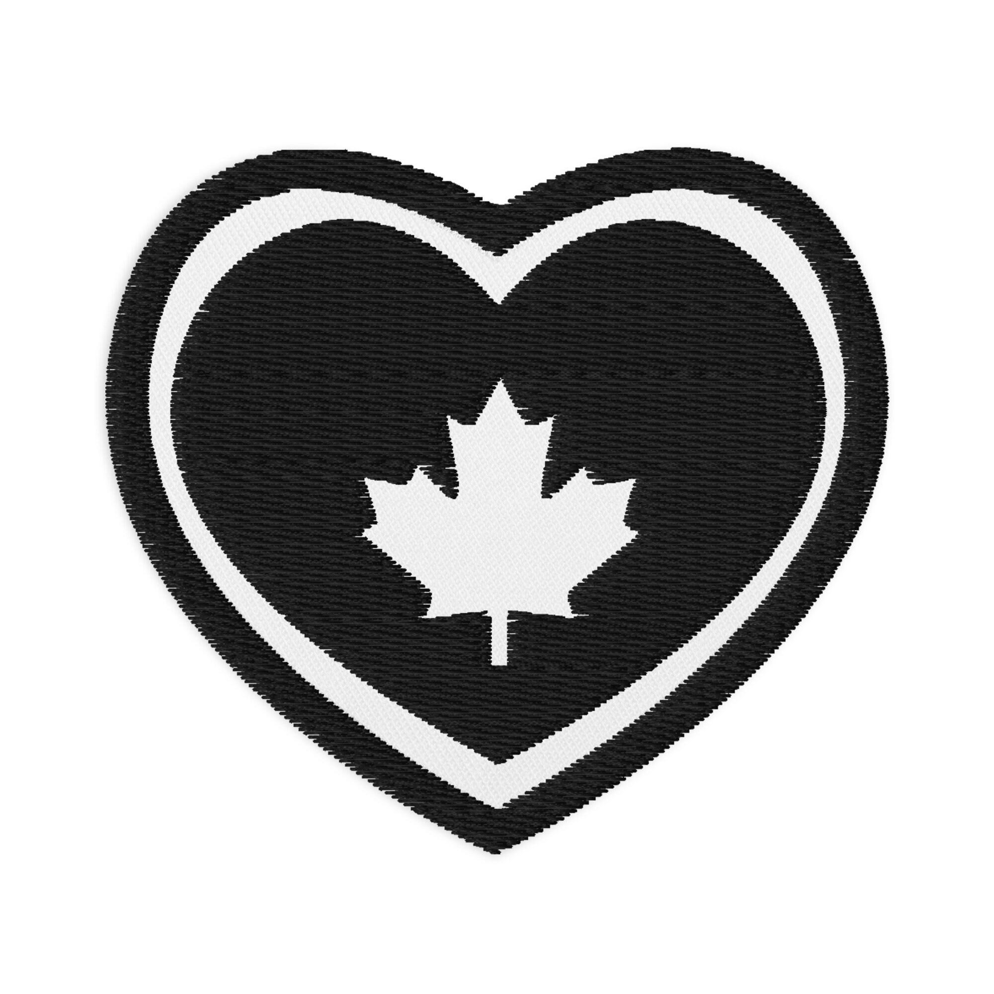 Canadian Maple Leaf Embroidered Patches - Etsy