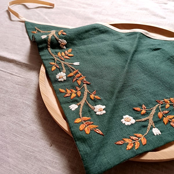 Embroidered Bandana - Etsy