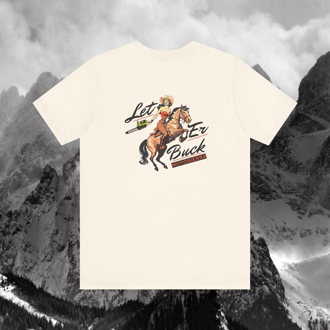 Let 'er Buck Unisex Jersey Short Sleeve Tee - Etsy