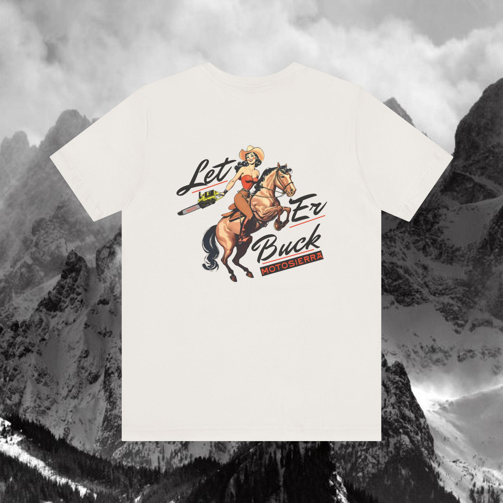 Let 'er Buck Unisex Jersey Short Sleeve Tee - Etsy