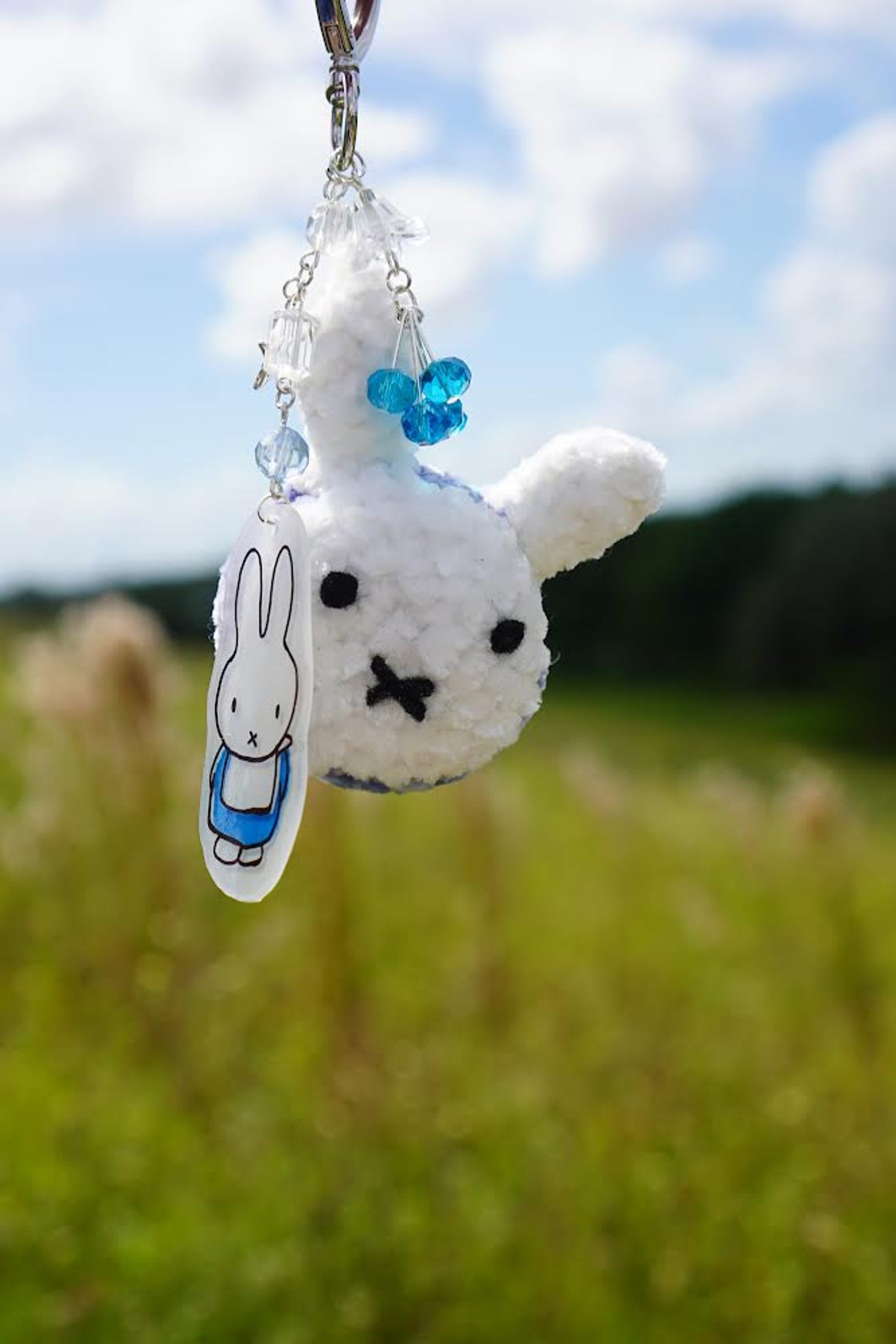Miffy Keychain With Charms - Etsy