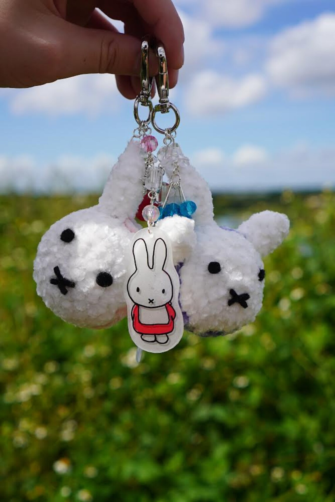 Miffy Keychain With Charms - Etsy
