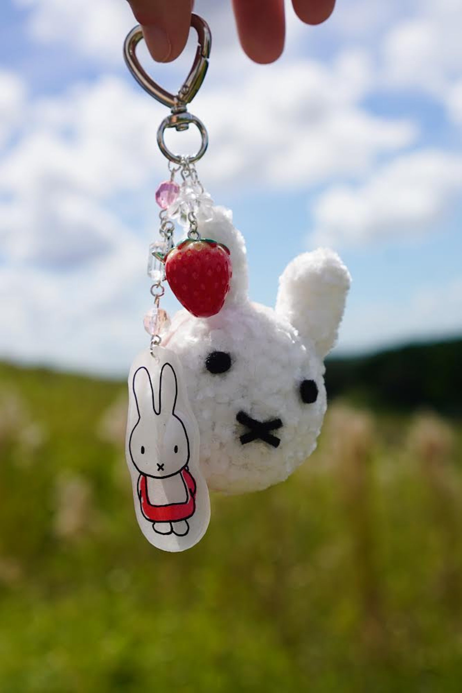 Miffy Keychain With Charms - Etsy